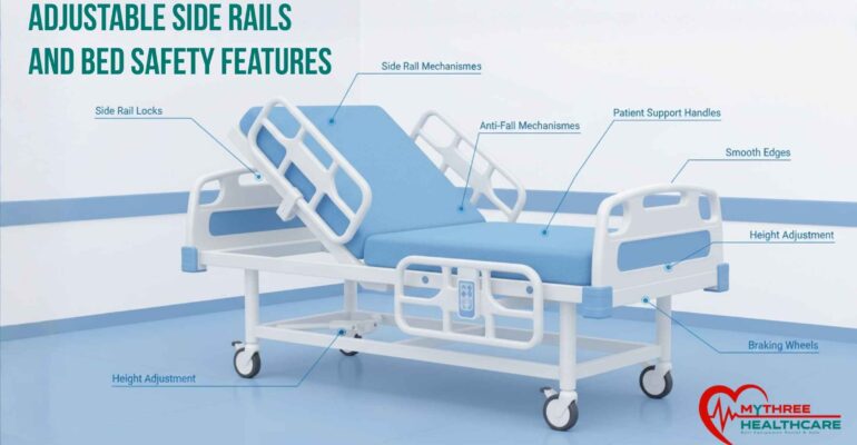 Hospital Bed Side Rails & Safety Features – Mythree Healthcare